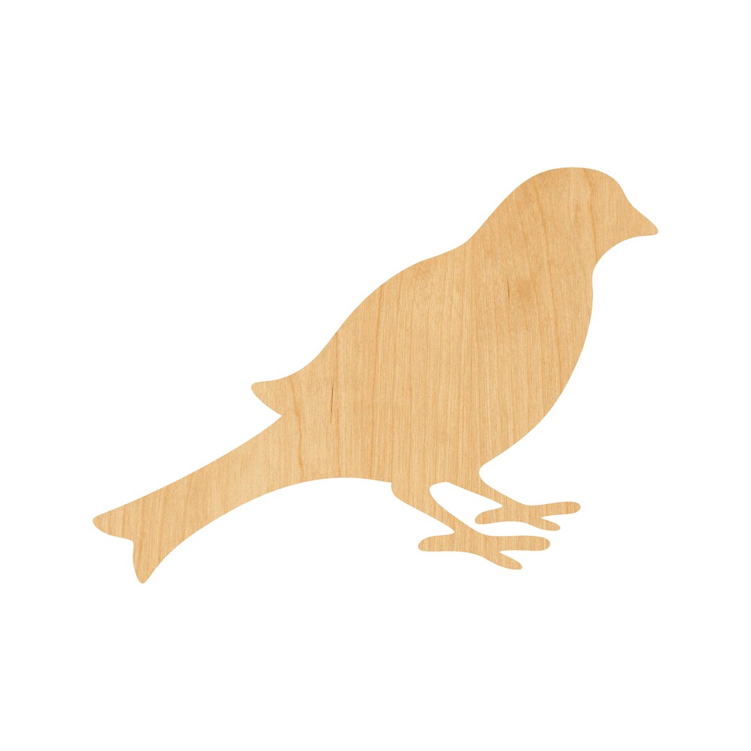 Bird Laser Cut Out Wood Shape Craft Supply – Woodcraft Cutout - Etsy