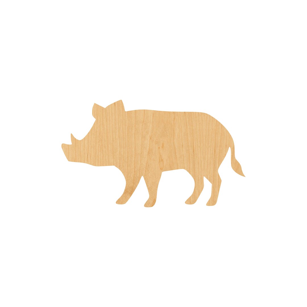 Warthog Laser Cut Out Wood Shape Craft Supply – Woodcraft Cutout - Etsy