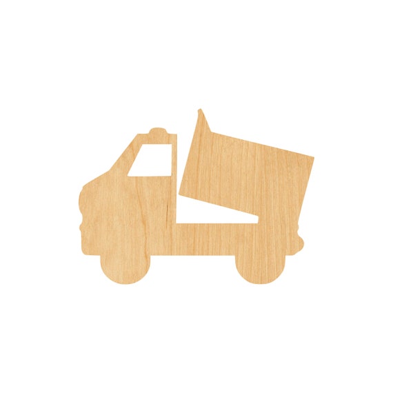 Dump Truck Laser Cut Out Wood Shape Craft Supply Woodcraft | Etsy
