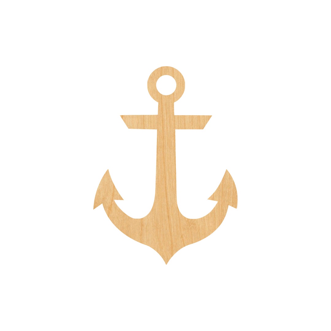 Anchor 3 Laser Cut Out Wood Shape Craft Supply - Woodcraft Cutout - Etsy