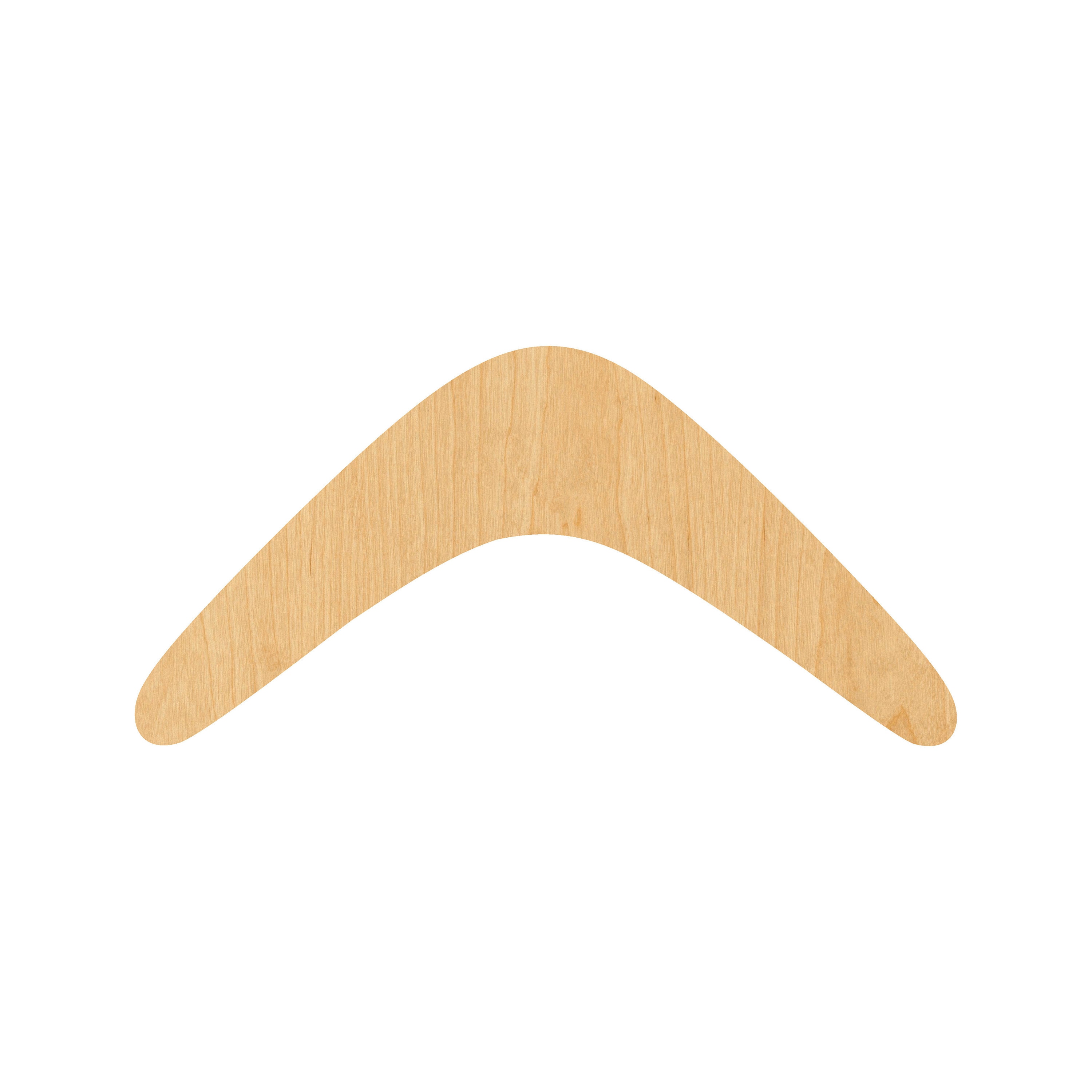 Boomerang Laser Cut Out Wood Shape Craft Supply - Woodcraft Cutout - Etsy