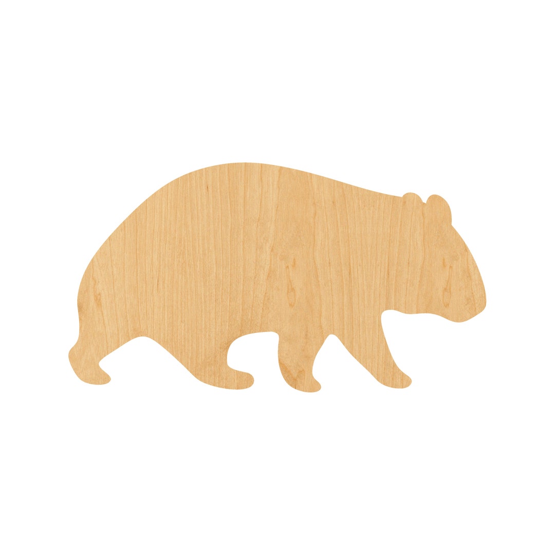 Wombat Laser Cut Out Wood Shape Craft Supply – Woodcraft Cutout - Etsy