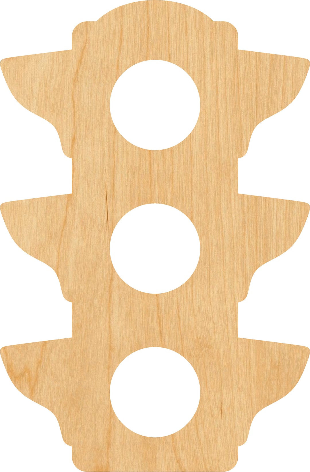 Traffic Light Laser Cut Out Wood Shape Craft Supply - Woodcraft Cutout ...