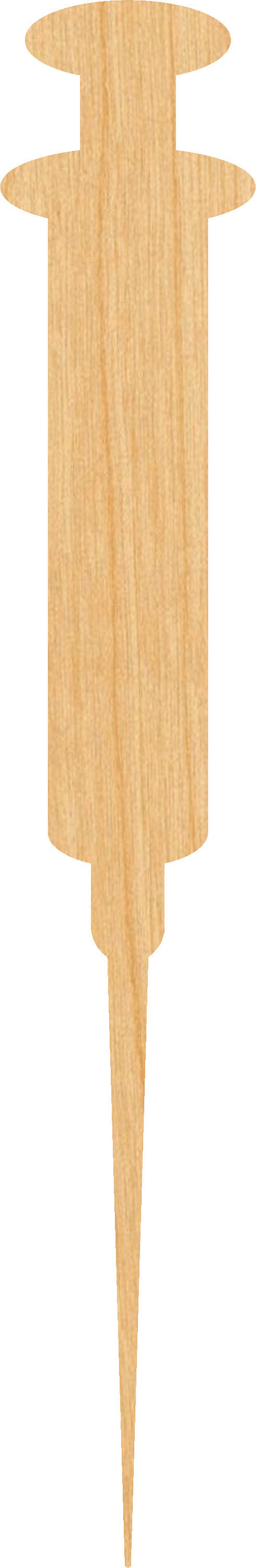 Syringe Laser Cut Out Wood Shape Craft Supply - Woodcraft Cutout - Etsy