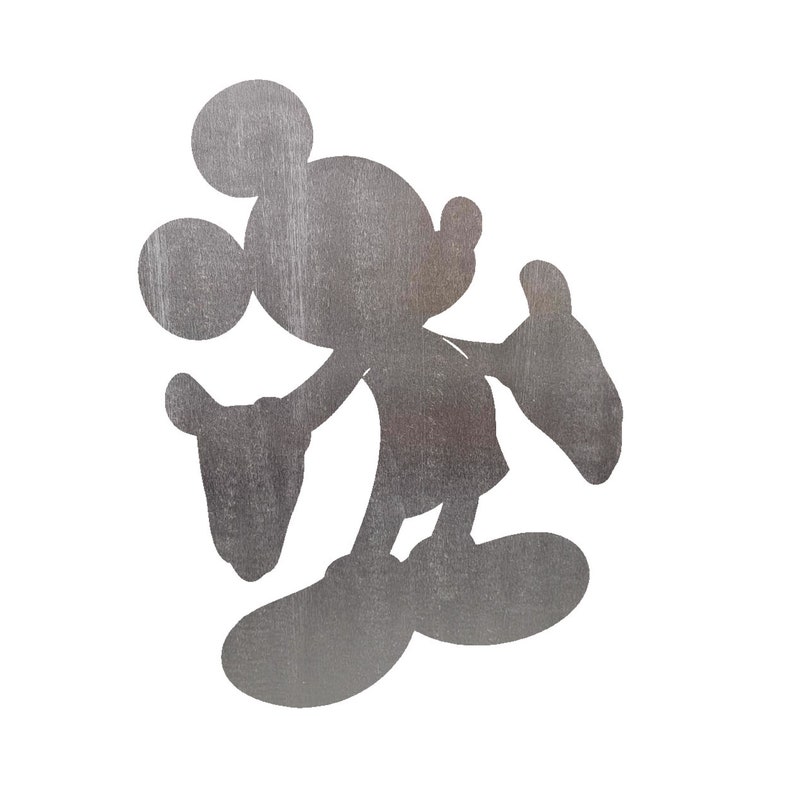 Mickey Mouse Steel Cut Out Shape Metal Art Decoration Home - Etsy
