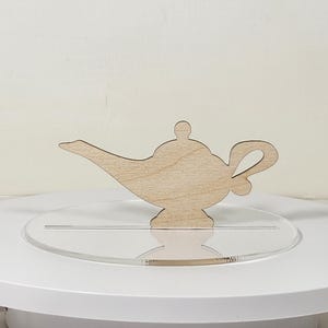 Genie Lamp Laser Cut Out Wood Shape Craft Supply - Woodcraft Cutout - Etsy