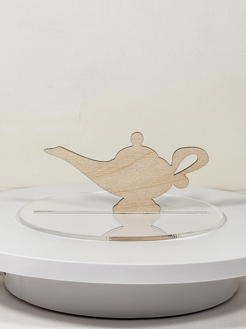 Genie Lamp Laser Cut Out Wood Shape Craft Supply - Woodcraft Cutout - Etsy