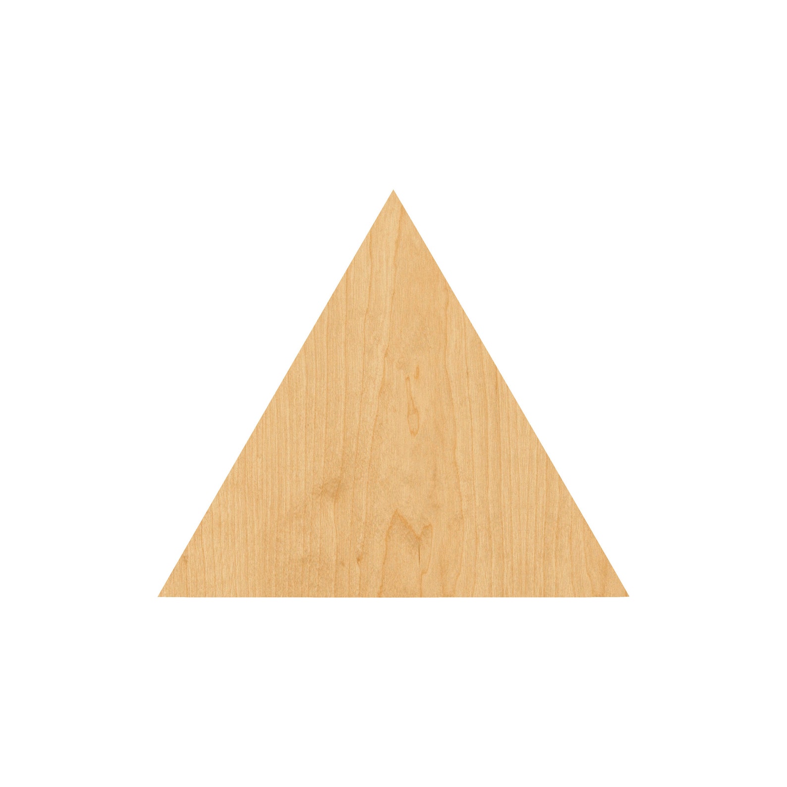 Triangle 1 Laser Cut Out Wood Shape Craft Supply Woodcraft - Etsy