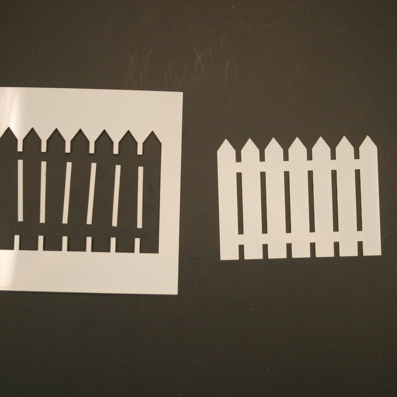 Fence Stencil - Etsy