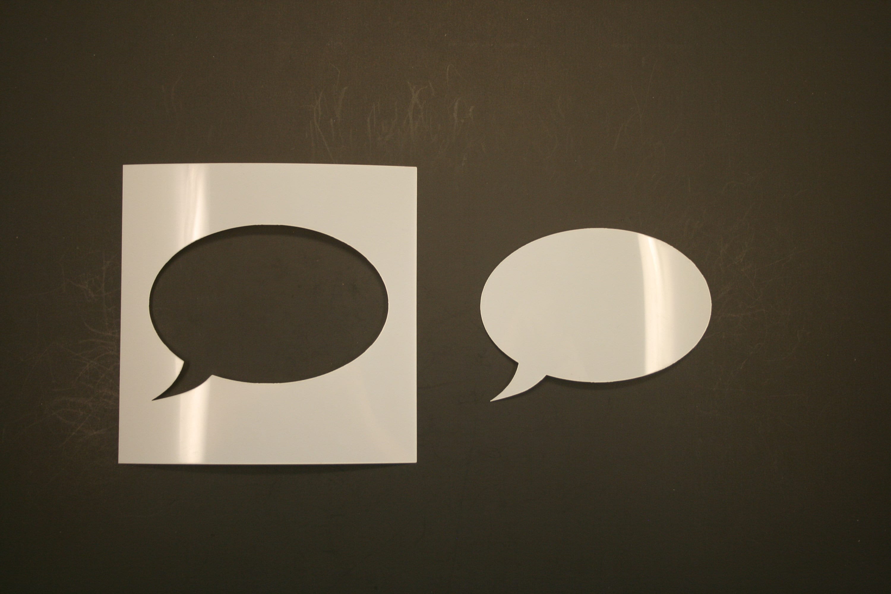 Speech Bubble Reusable Mylar Stencil Art Supplies - Etsy UK