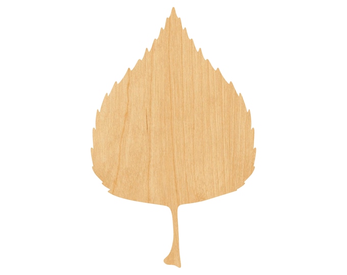 Leaf Laser Cut Out Unfinished Wood Shape Craft Supply LEF31 - Etsy
