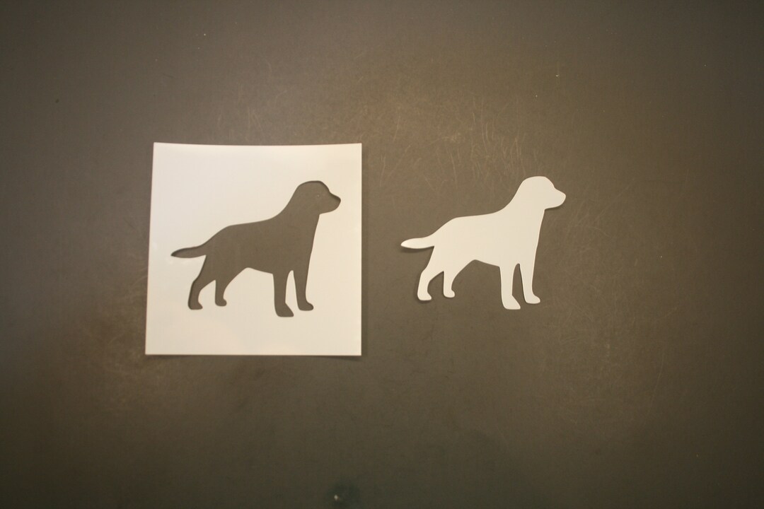 Dog Lab Reusable Mylar Stencil - Art Supplies - Etsy