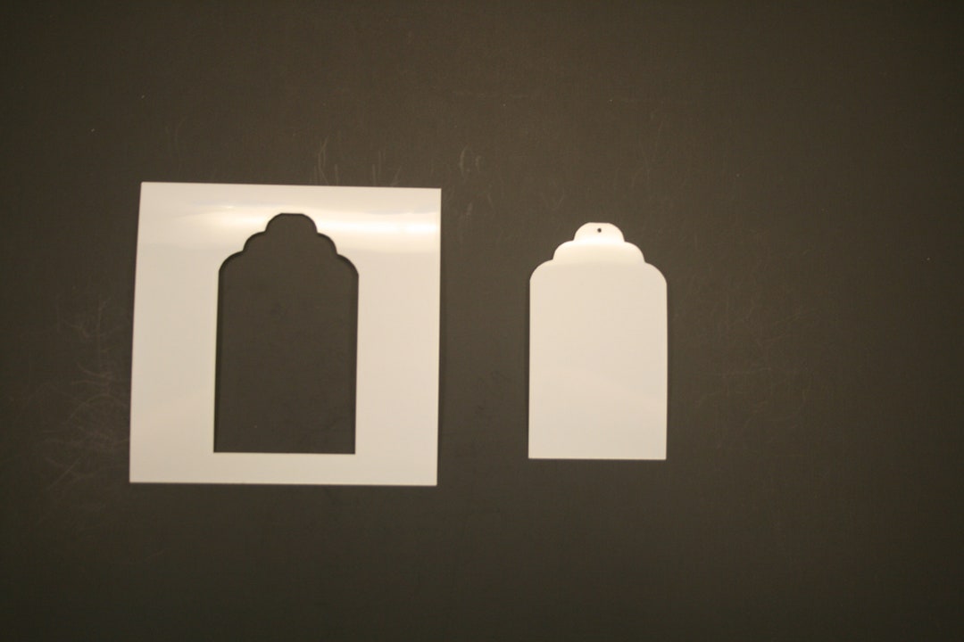 Shopping Tag 2 Reusable Mylar Stencil - Art Supplies - Etsy