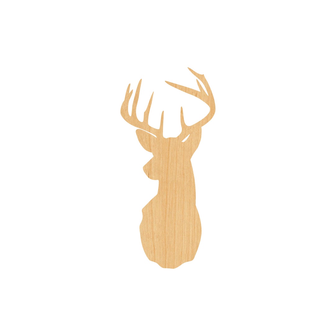 Buck 3 Laser Cut Out Wood Shape Craft Supply – Woodcraft Cutout - Etsy