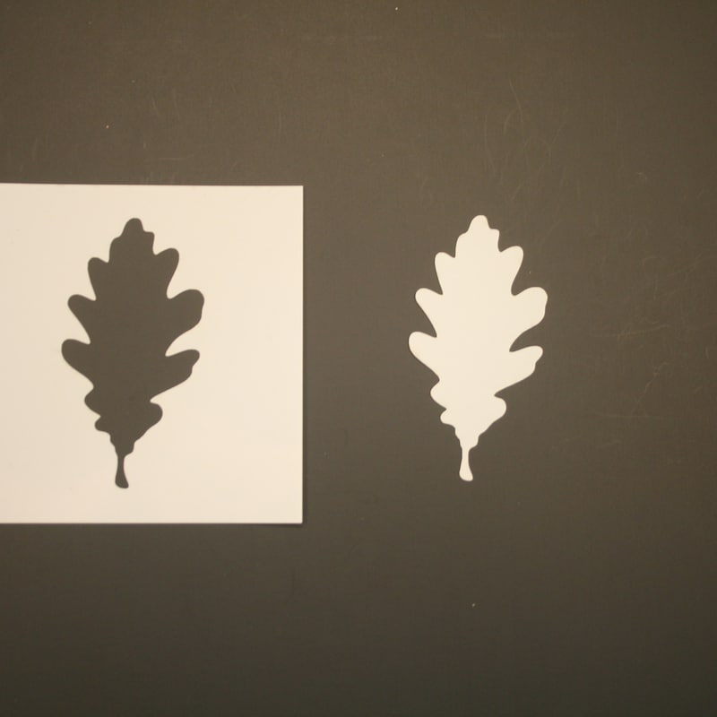 Oak Leaf Stencils - Etsy