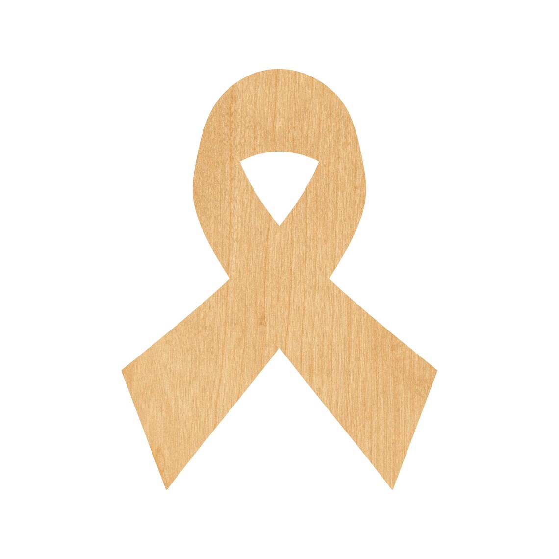 Cancer Ribbon Laser Cut Out Wood Shape Craft Supply | Etsy