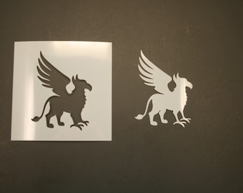 Griffin Stencil | Etsy