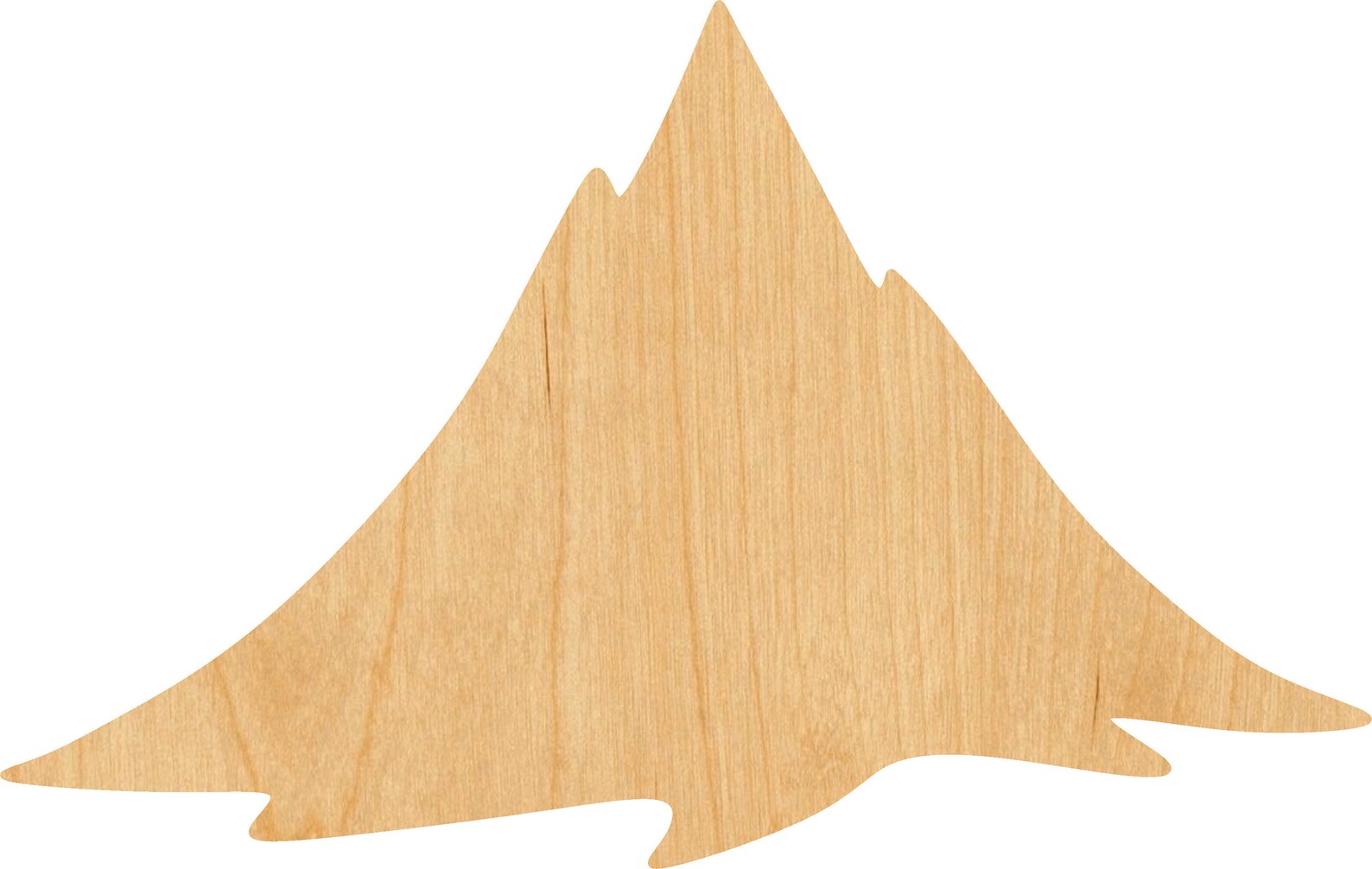Mountain Laser Cut Out Wood Shape Craft Supply Woodcraft | Etsy