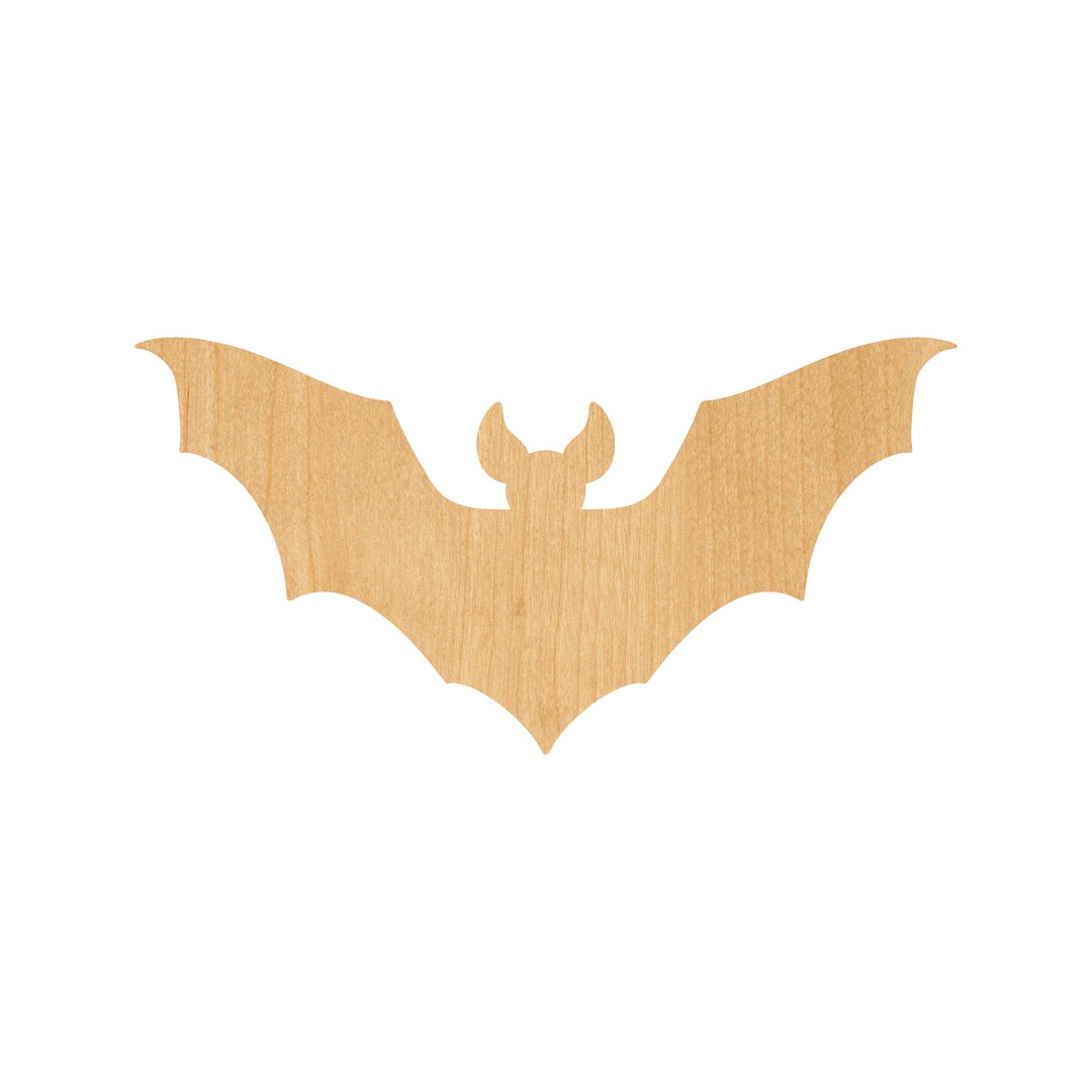 Bat Laser Cut Out Wood Shape Craft Supply – Woodcraft Cutout - Etsy