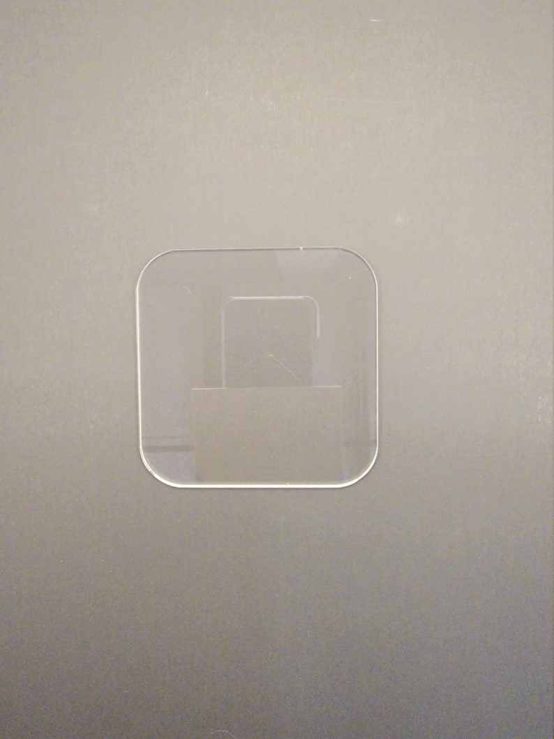 Rounded Square Clear Acrylic Plexiglass Shapes, Multiple Thicknesses - Etsy