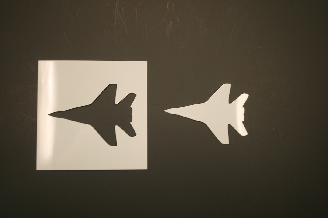 Jet Reusable Mylar Stencil - Art Supplies - Etsy