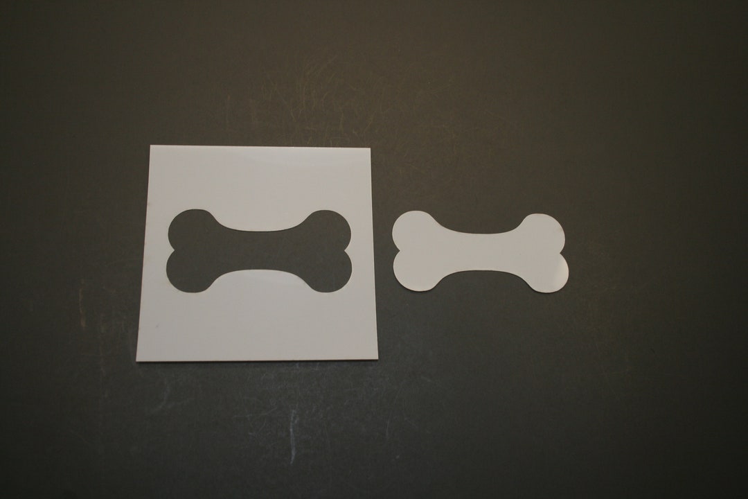 Dog Bone Design 1 Reusable Mylar Stencil - Art Supplies - Etsy
