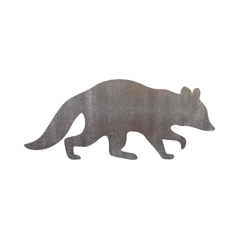 Raccoon 1 Steel Cut Out Shape Metal Art Decoration Home Decor - Etsy
