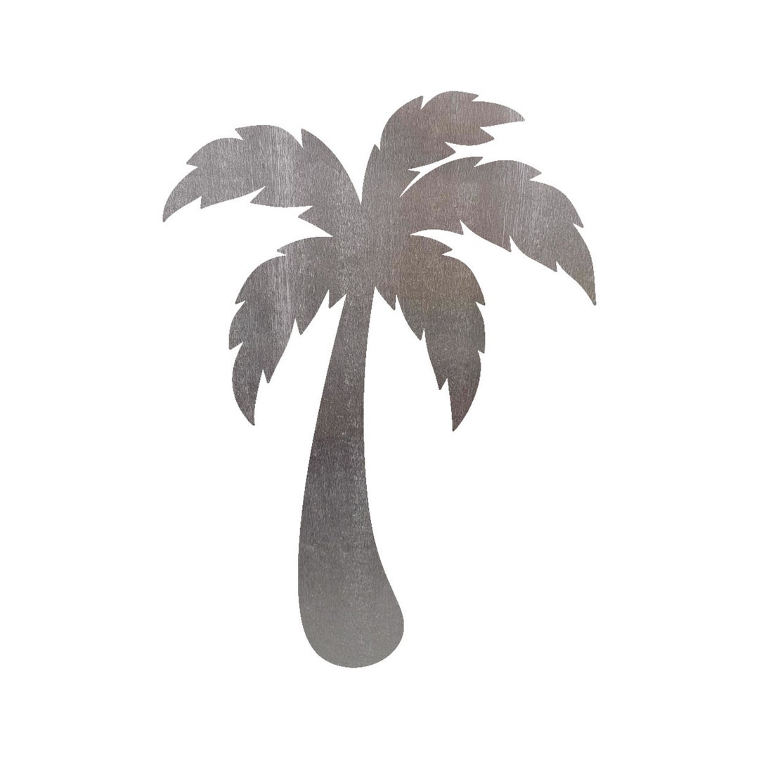 Palm Tree Steel Cut Out Shape Metal Art Decoration Home Decor Craft ...