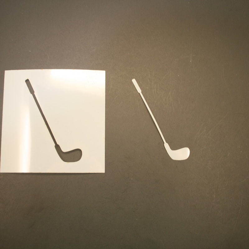 Golf Reusable Stencils - Etsy