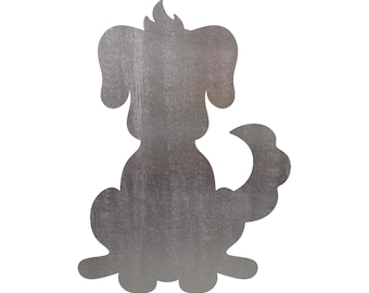 Schnauzer Dog Metal Cutout Shape, Wall Art Decoration for Home ...