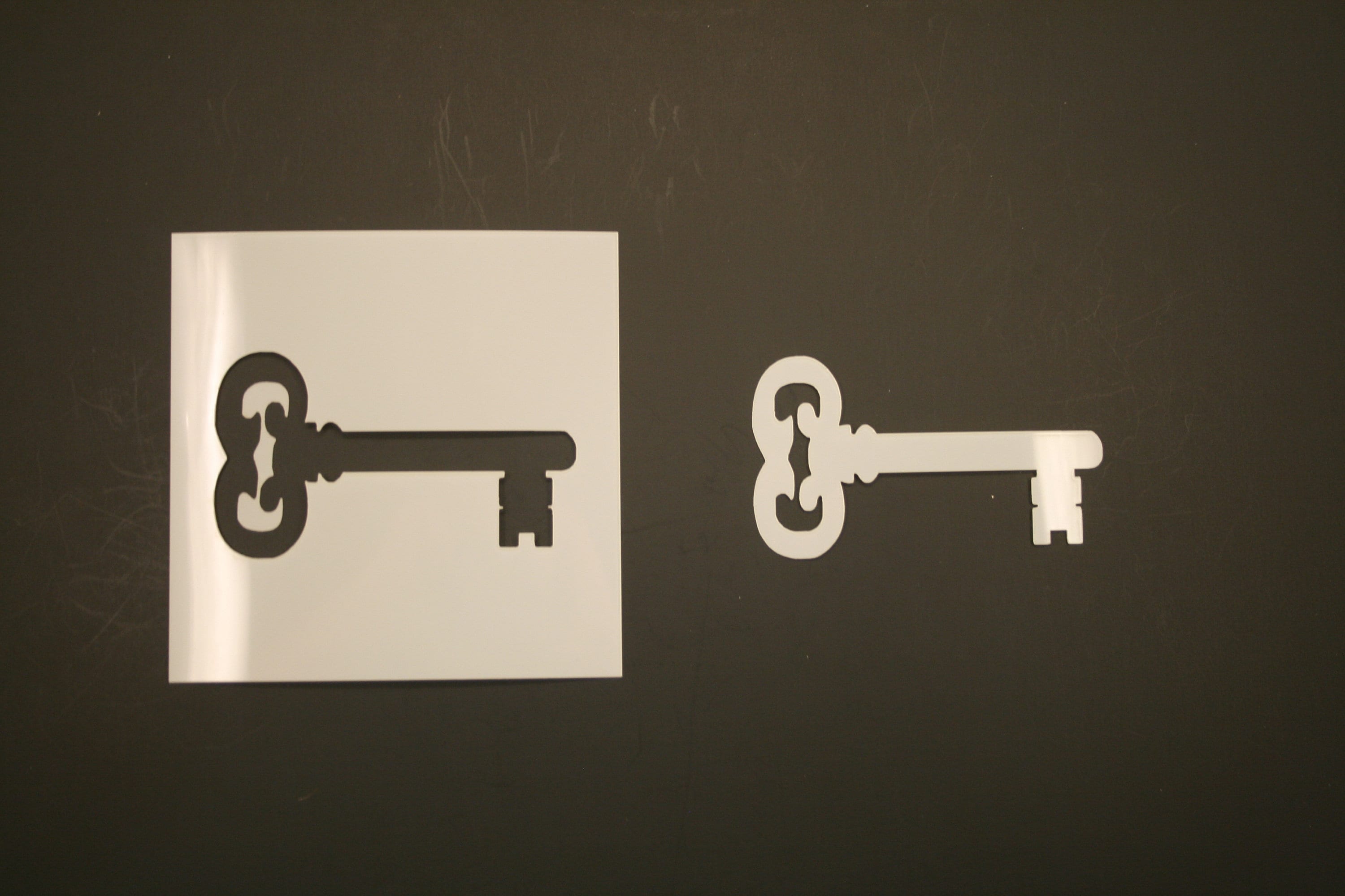 Skeleton Key 2 Reusable Mylar Stencil Art Supplies - Etsy