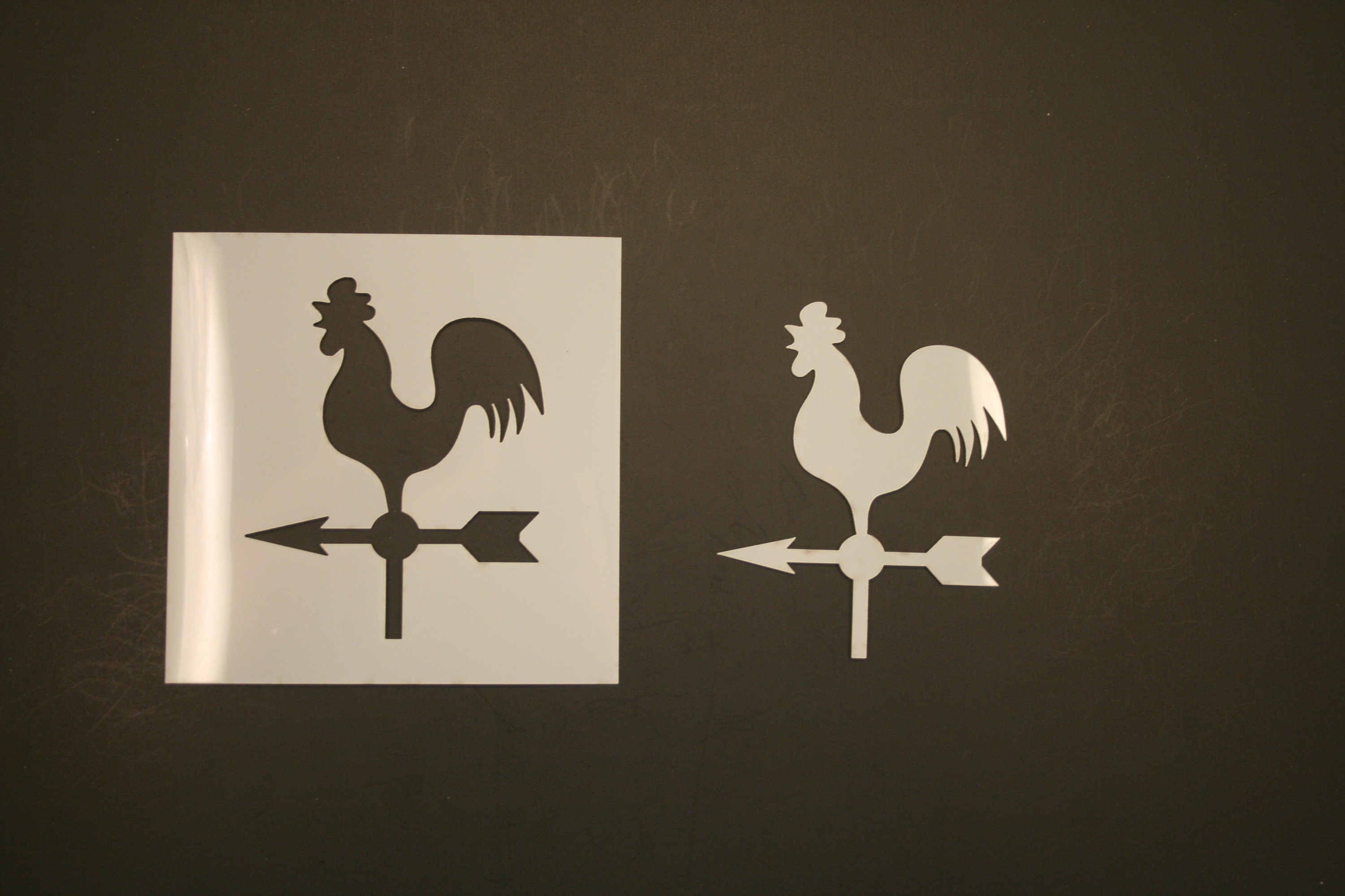 Weather Vane 1 Reusable Mylar Stencil - Art Supplies - Etsy