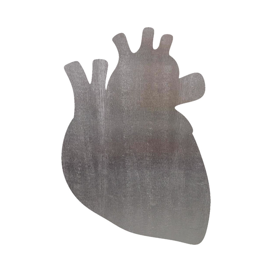 Human Heart Steel Cut Out Shape Metal Art Decoration Home Decor Craft ...