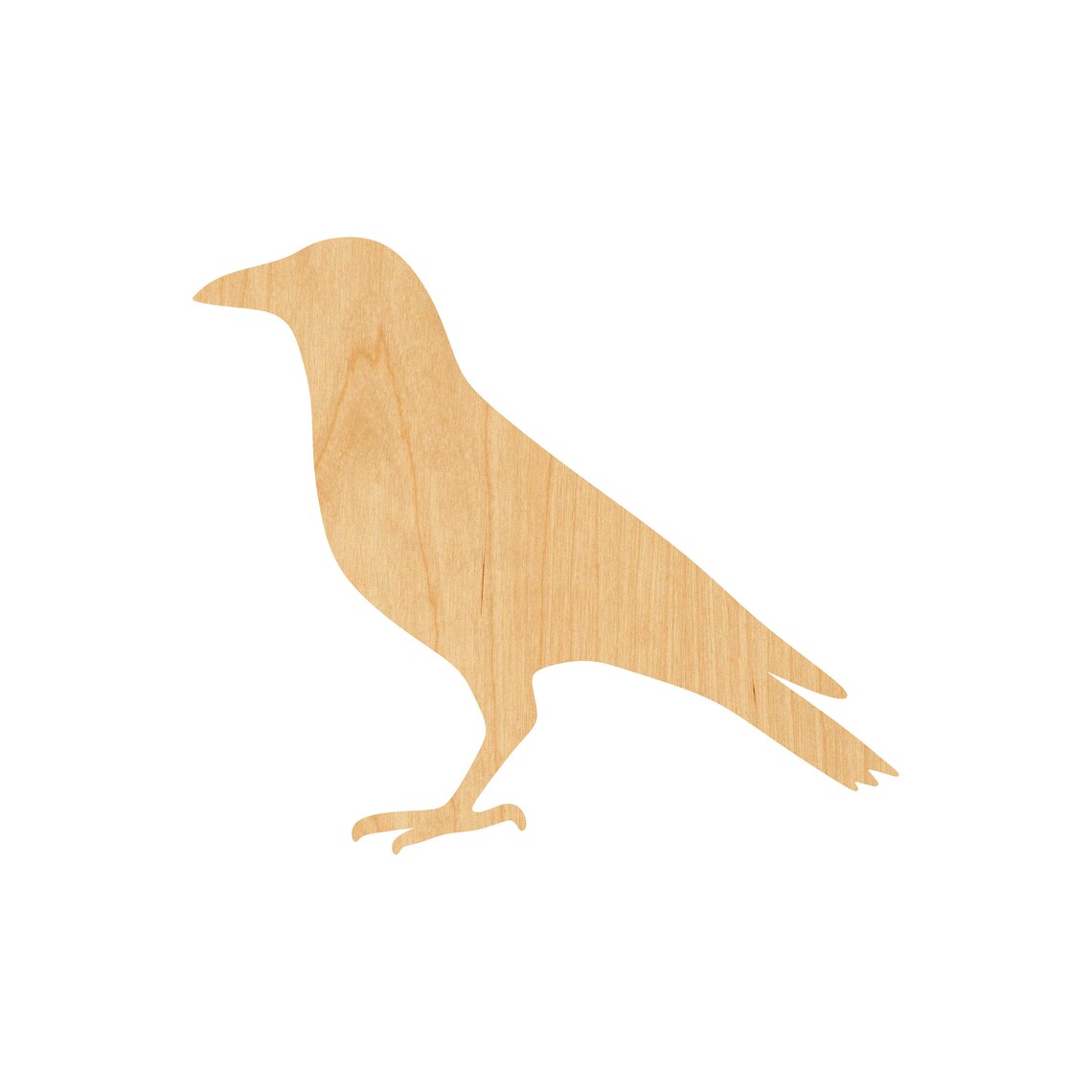 Crow Laser Cut Out Wood Shape Craft Supply – Woodcraft Cutout - Etsy