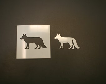 Fox Stencil, Reusable Fox Stencil, DIY Craft Stencil, Large Fox Stencil ...
