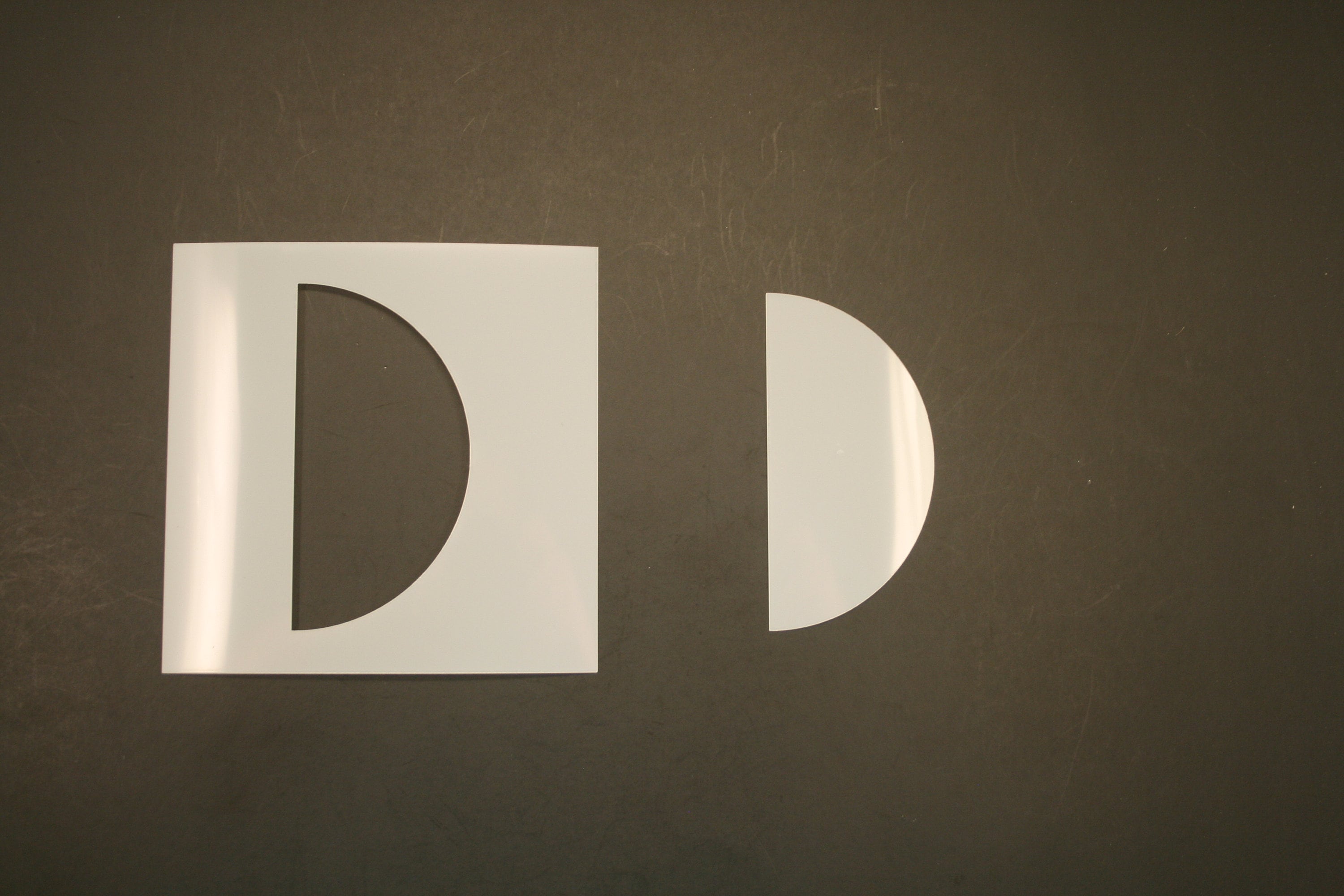 Half Circle Reusable Mylar Stencil Art Supplies | Etsy