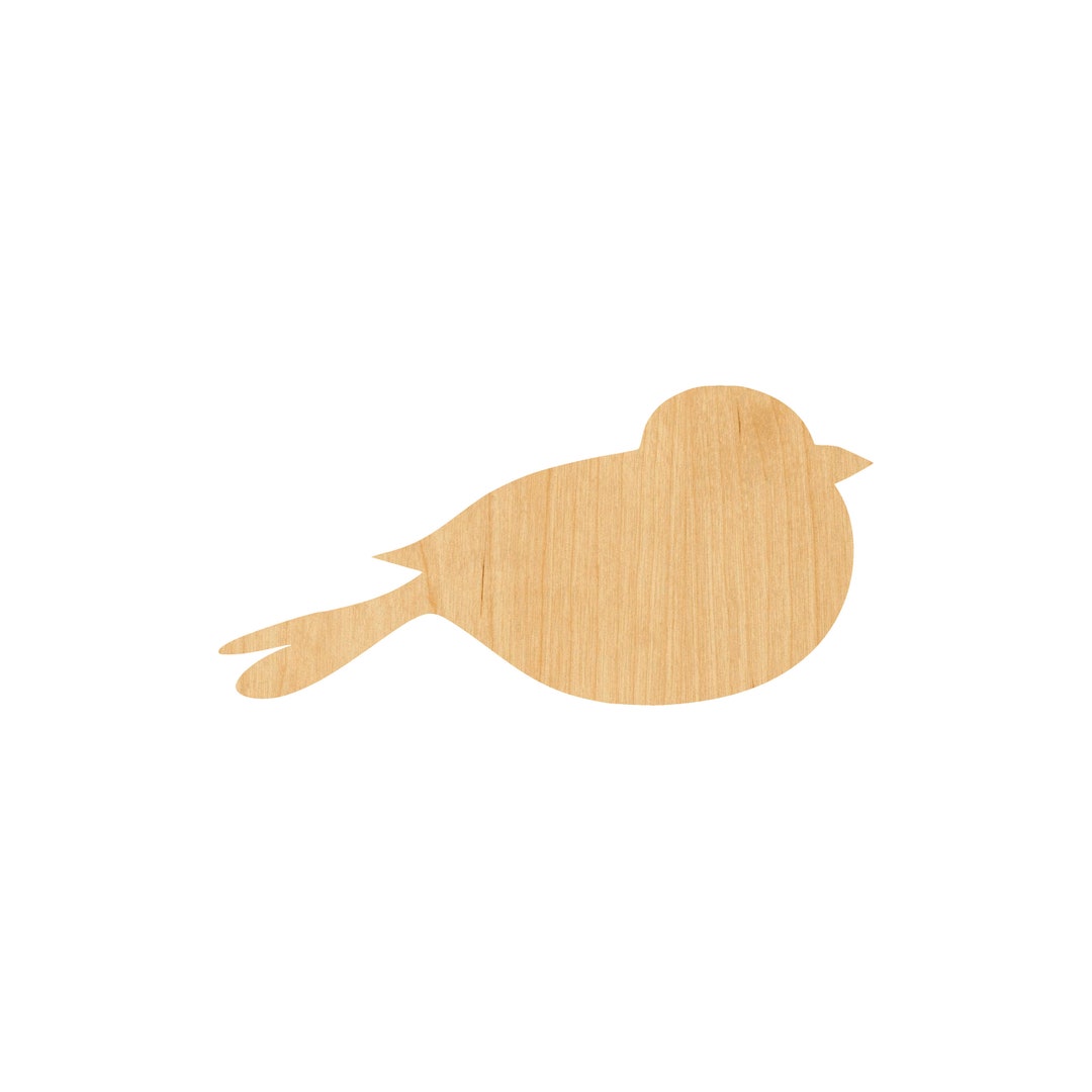 Fat Bird Laser Cut Out Wood Shape Craft Supply – Woodcraft Cutout - Etsy