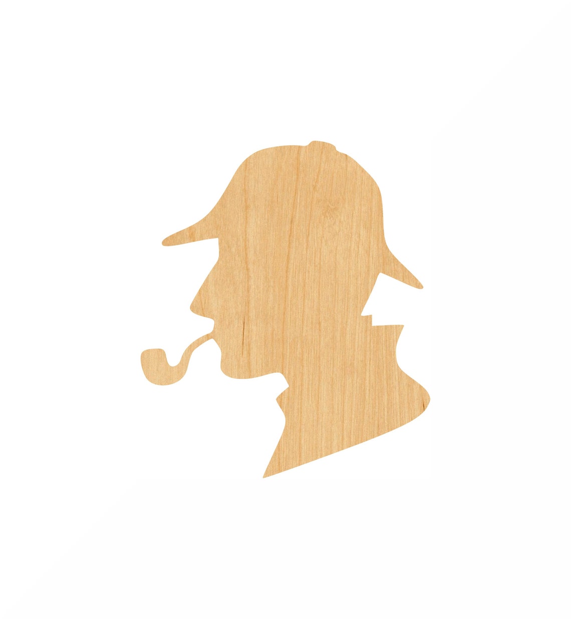 Sherlock Holmes Laser Cut Out Wood Shape Craft Supply - Woodcraft ...