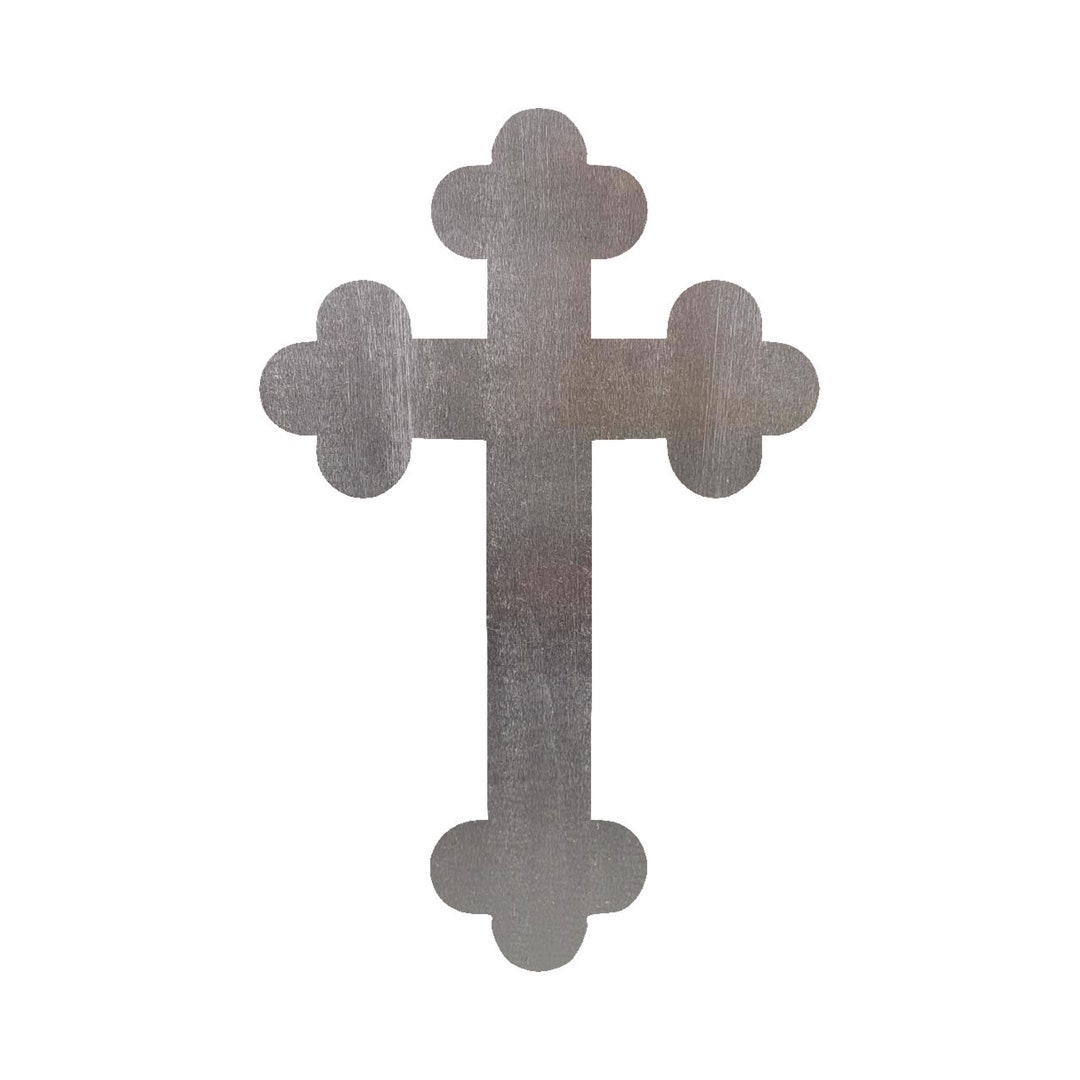 Botany Cross 2 Steel Cut Out Shape Metal Art Decoration Home Decor ...