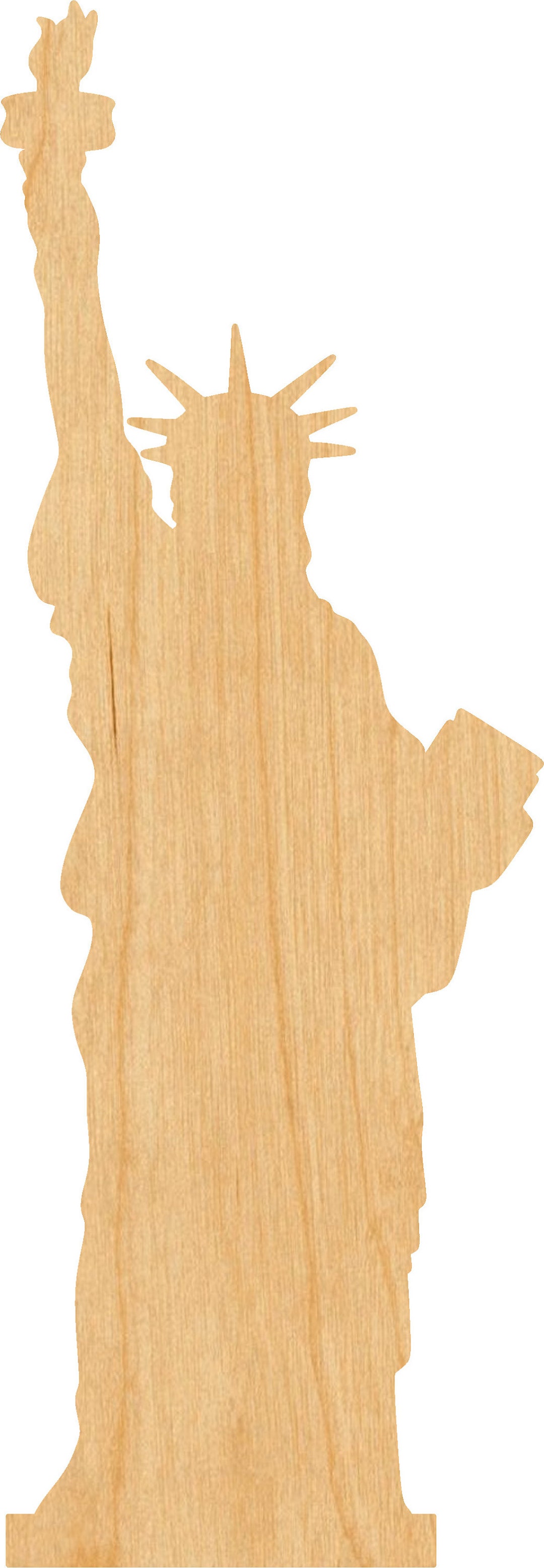 Statue of Liberty Laser Cut Out Wood Shape Craft Supply - Woodcraft ...