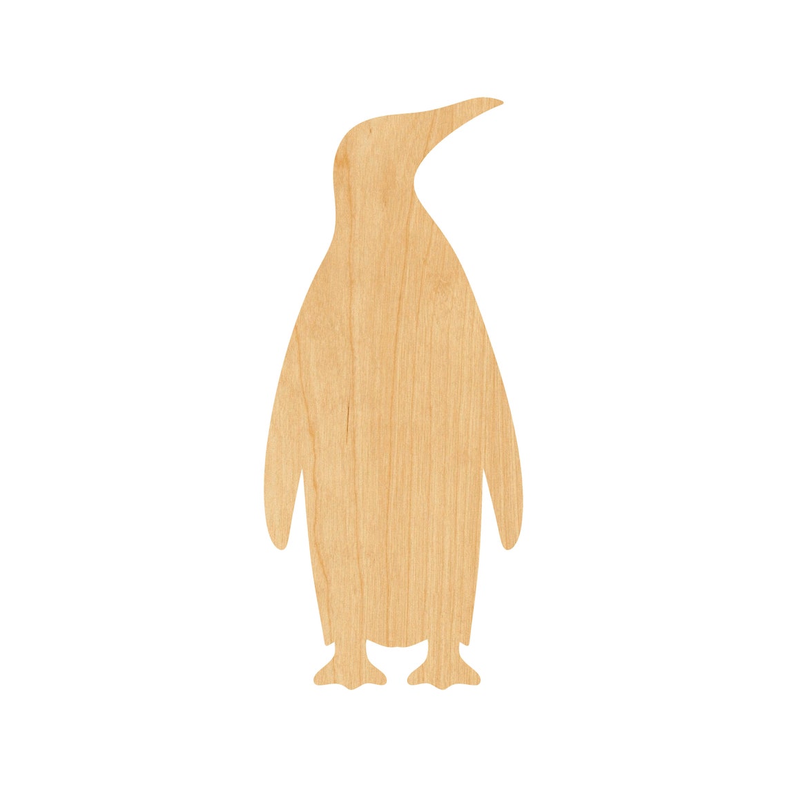 Emperor Penguin Laser Cut Out Wood Shape Craft Supply – Woodcraft ...