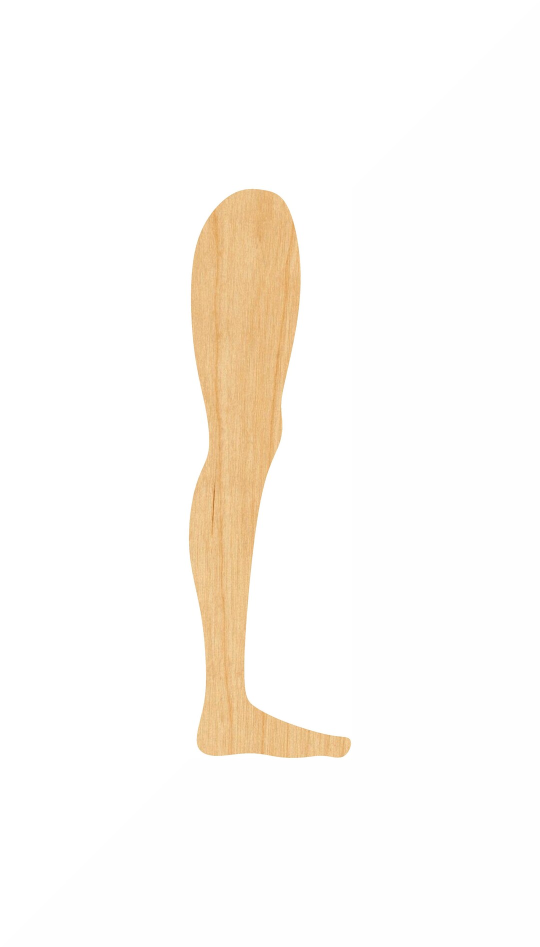 Leg Laser Cut Out Wood Shape Craft Supply - Woodcraft Cutout - Etsy