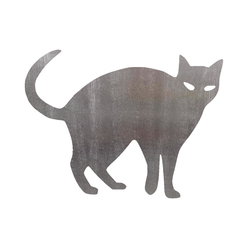 Metal Cat Yard Art - Etsy