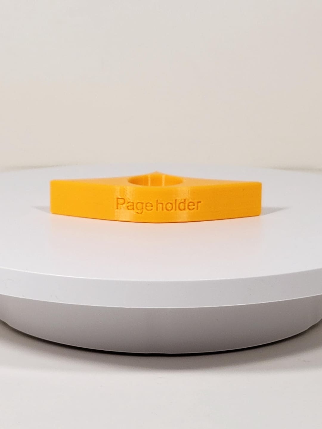 3D Printed Thumb Page Holder – One-handed Book Reading Accessory Orange ...