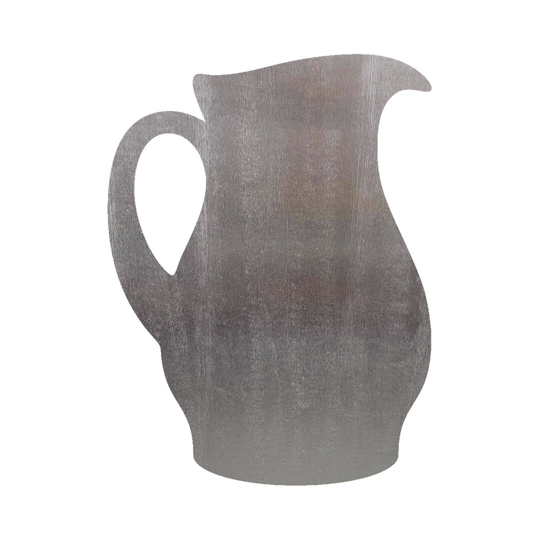 Pitcher Steel Cut Out Shape Metal Art Decoration Home Decor Craft ...