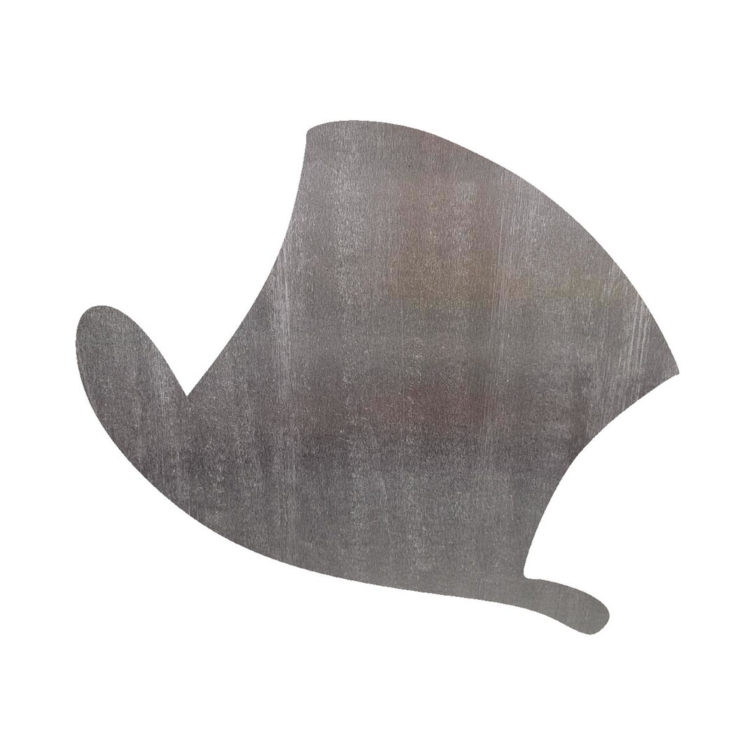 Top Hat 1 Steel Cut Out Shape Metal Art Decoration Home Decor Craft ...