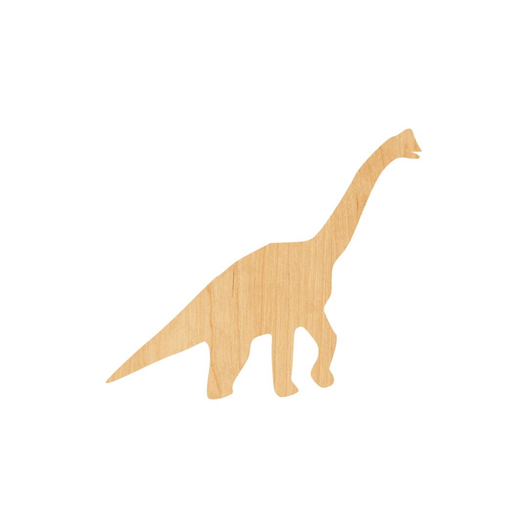 Diplodocus Laser Cut Out Wood Shape Craft Supply - Woodcraft Cutout - Etsy