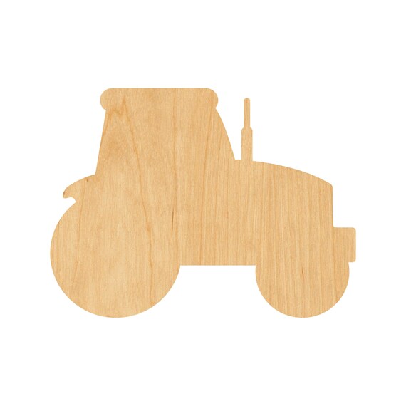 Tractor 3 Laser Cut Out Wood Shape Craft Supply Woodcraft - Etsy
