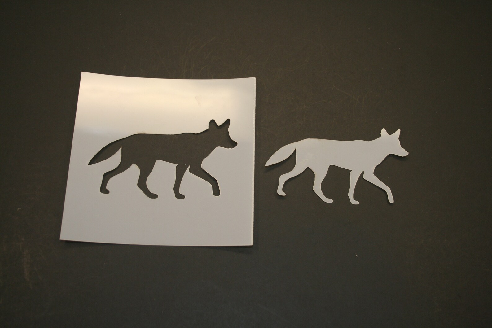 Coyote Reusable Mylar Stencil - Art Supplies - Etsy