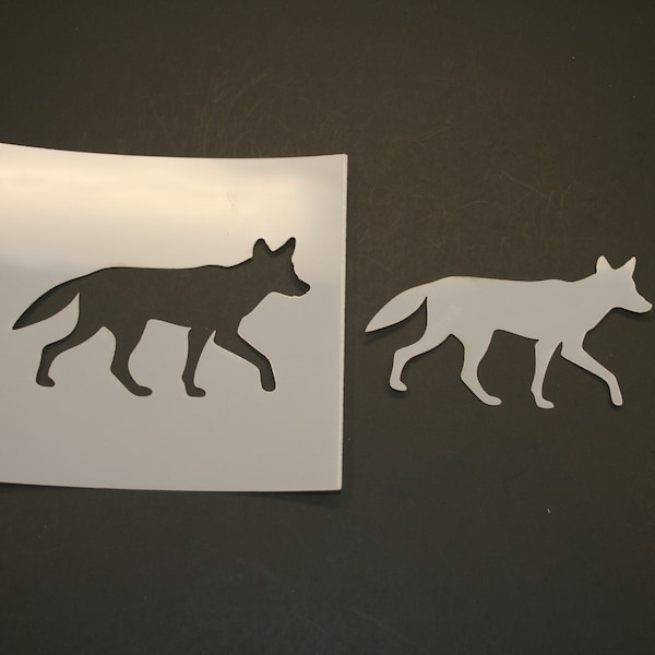 Coyote Stencil - Etsy